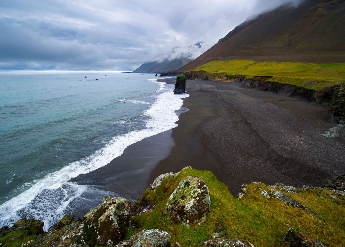 'Vik iceland' Poster, picture, metal print, paint by Vincent Xeridat ...