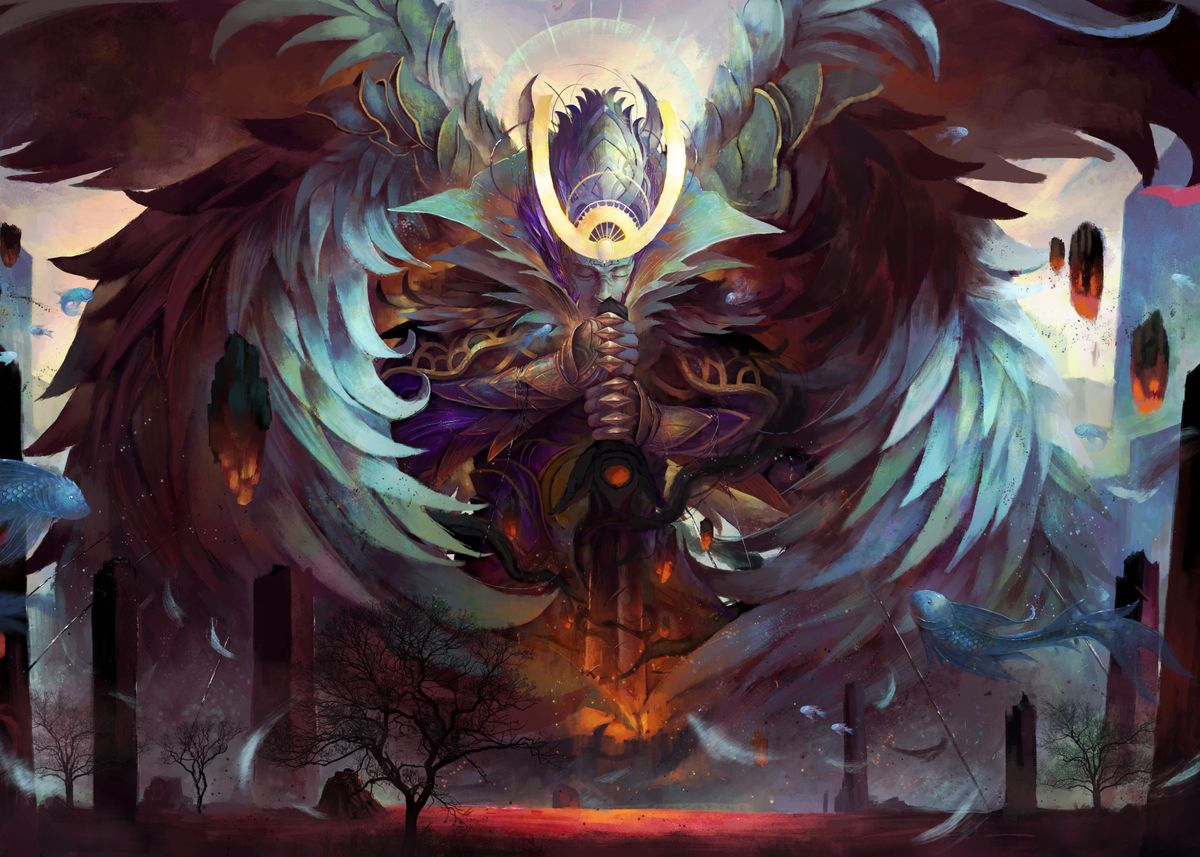 'The Cursed Angel' Poster by Muhammad Fajri | Displate