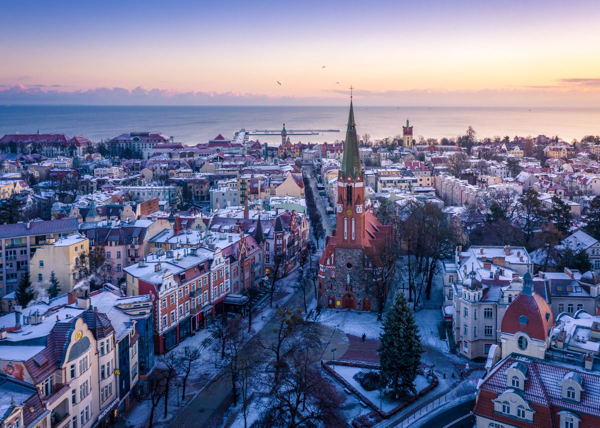 'Sopot sunrise' Poster, picture, metal print, paint by Aleksander ...