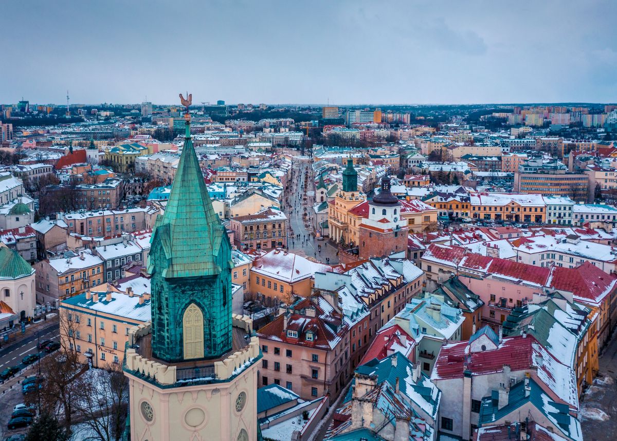 'Winter in Lublin' Poster by Aleksander Glowacki | Displate