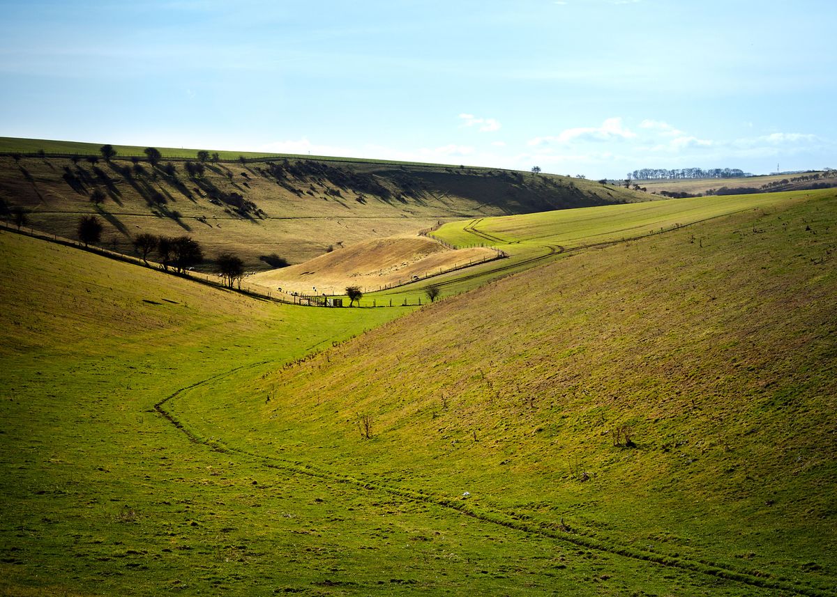 'Hills' Poster by Svetlana Sewell | Displate