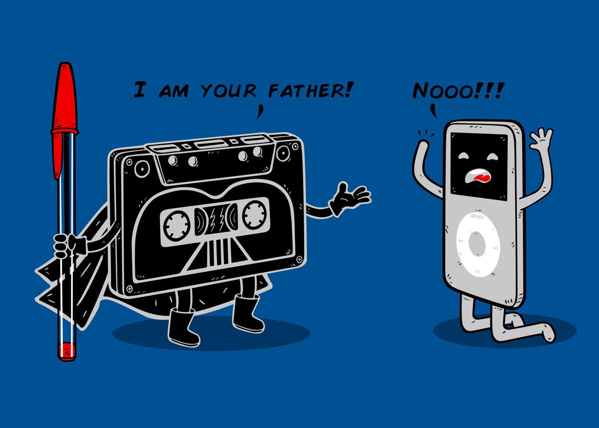 'I am your father' Poster, picture, metal print, paint by Melonseta ...