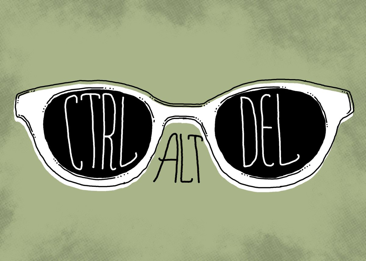'Ctrl Alt Del' Poster, picture, metal print, paint by Boris Rajic ...