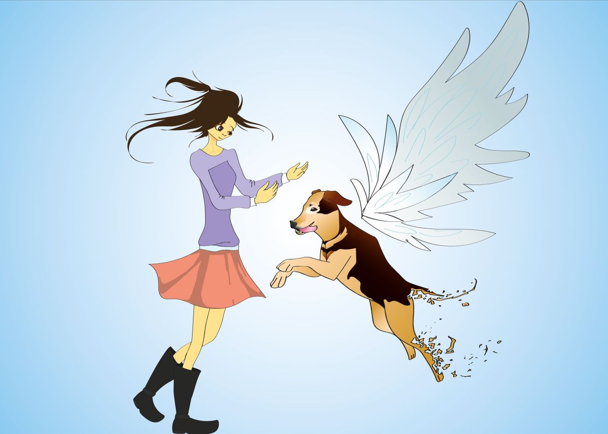 'Jacky' Poster, picture, metal print, paint by Nóra Gácsi | Displate