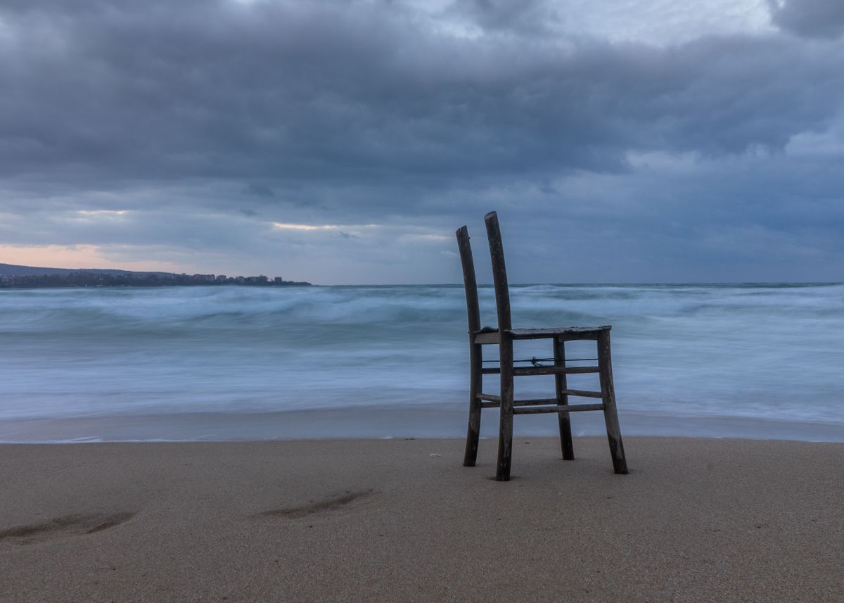 'Lonely' Poster, picture, metal print, paint by Hristo Anestev | Displate