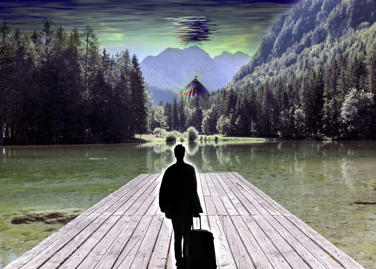 'Surreal journey' Poster, picture, metal print, paint by Milos Maric ...