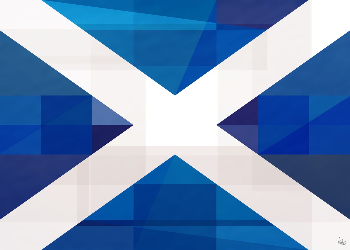 'Scotland Flag' Poster by Fimbis | Displate