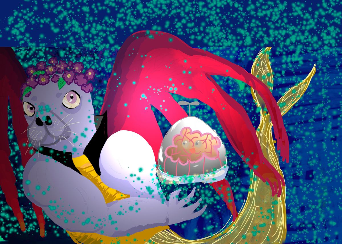 'Splash art Rrolo ' Poster by Renata Gassen | Displate