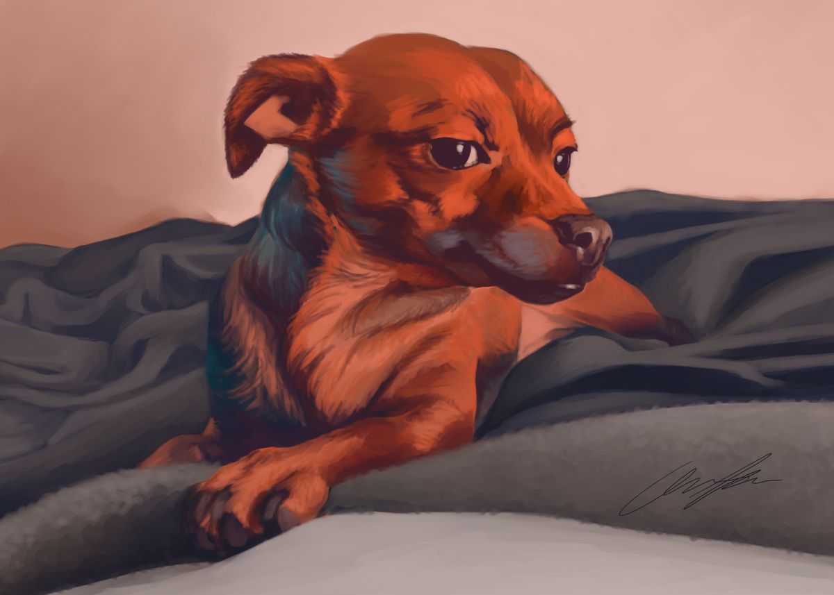 'Little Ham' Poster by Gingah Ninja | Displate