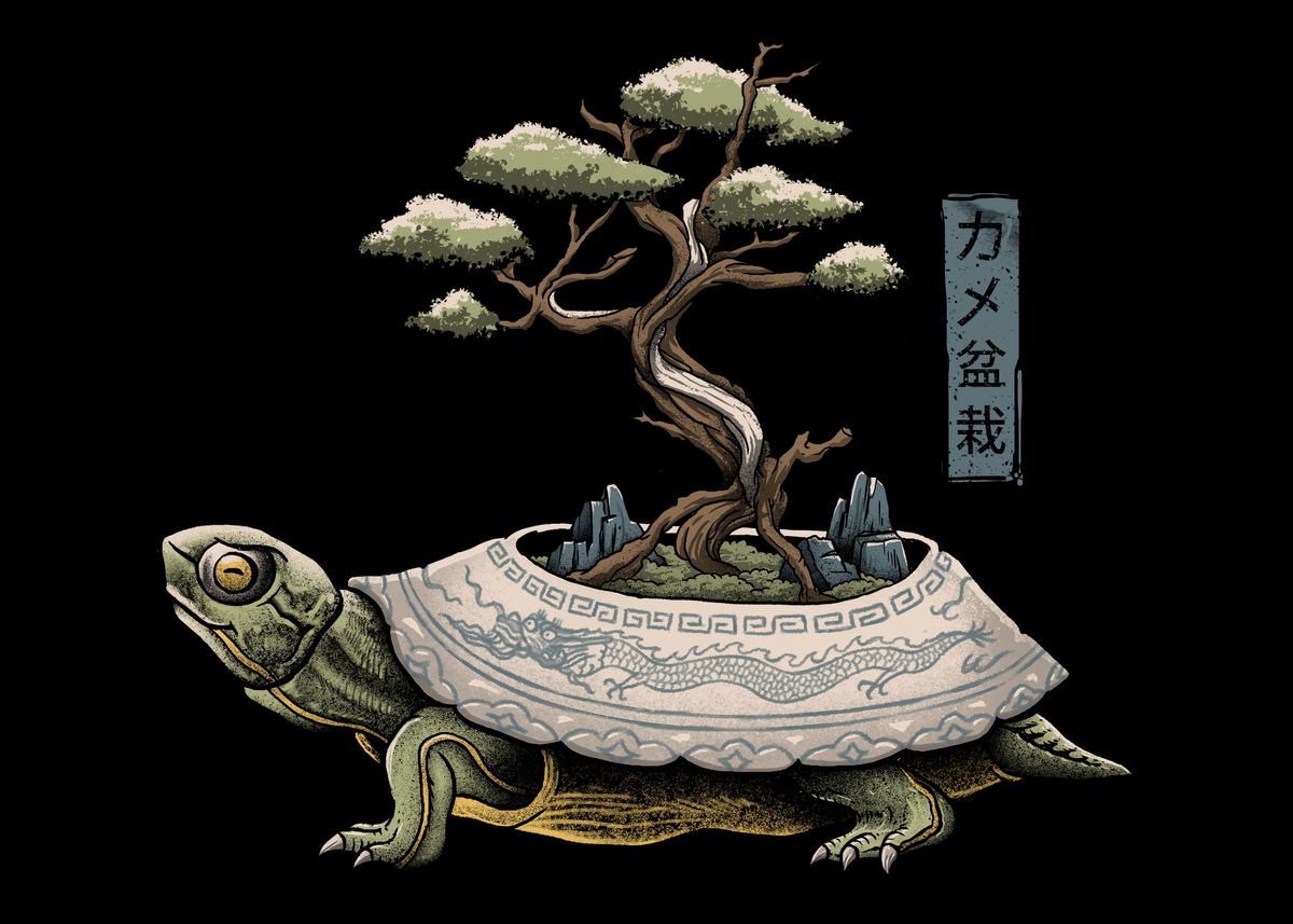 'The Legendary Kame' Poster, picture, metal print, paint by vp trinidad ...