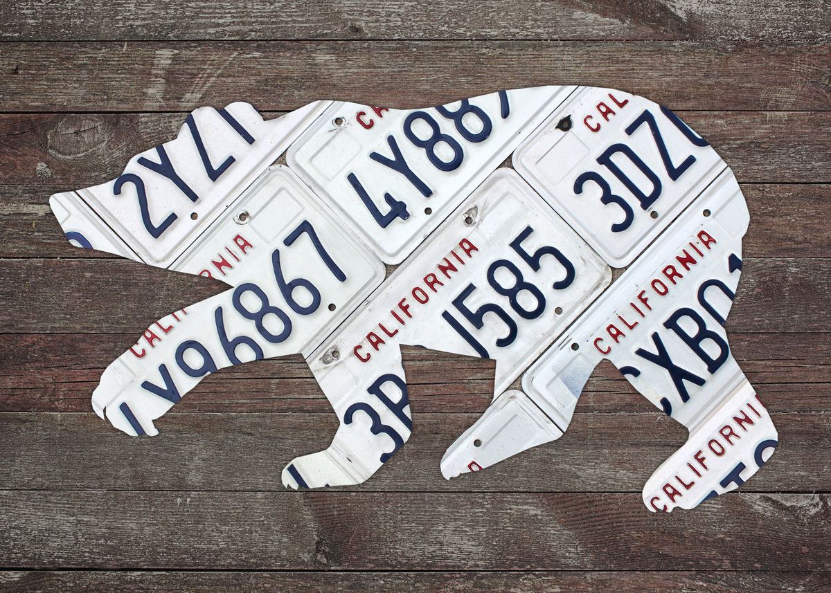 'California Bear' Poster, picture, metal print, paint by Design ...