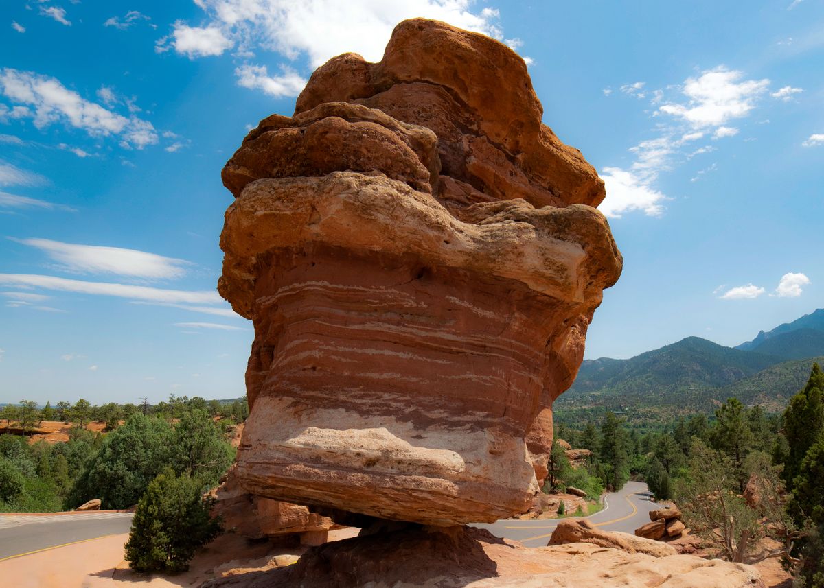 'Balanced Rock' Poster, picture, metal print, paint by Ryan Lemke ...