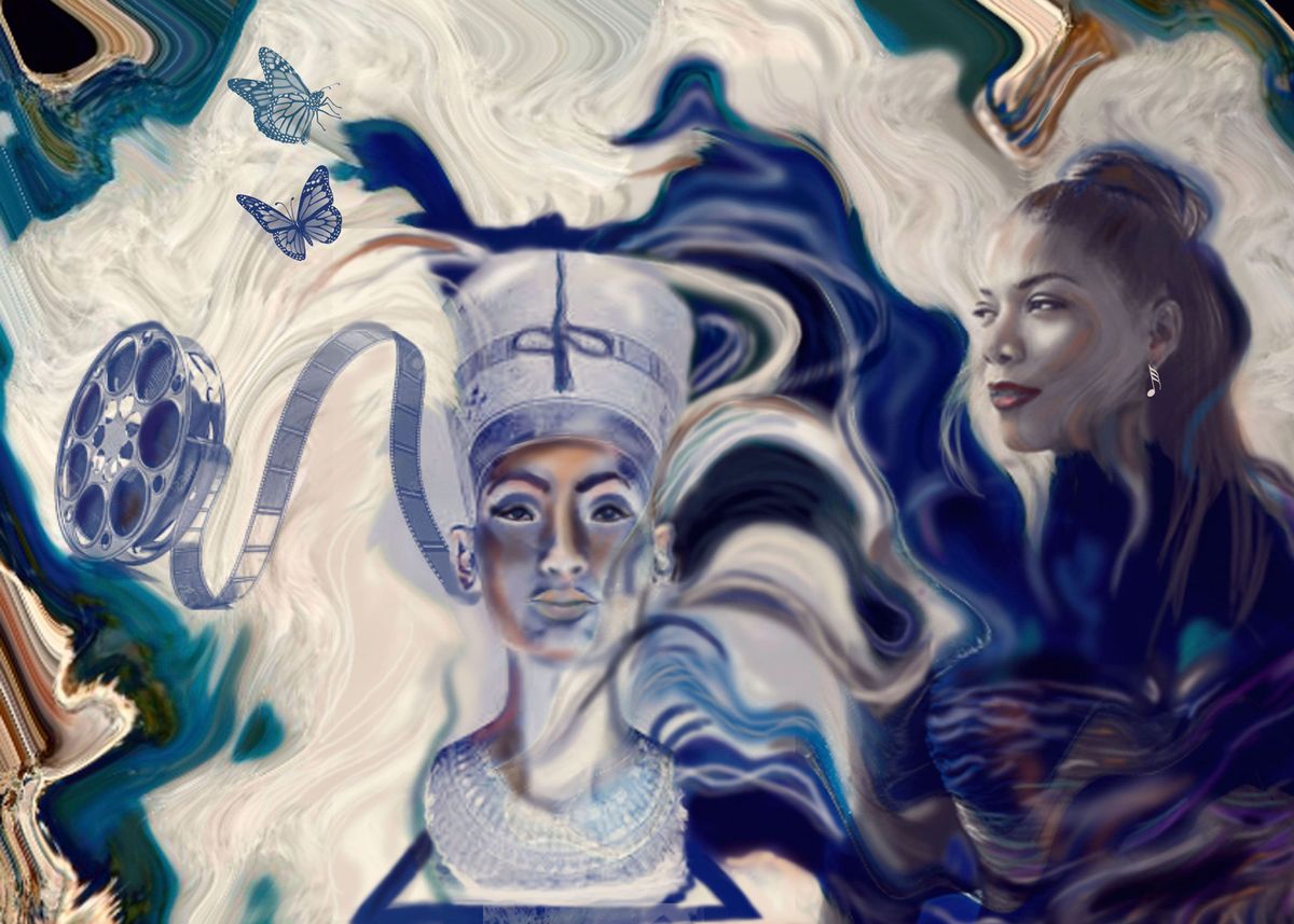 'Queen Latifa' Poster, picture, metal print, paint by Wendy Davis ...