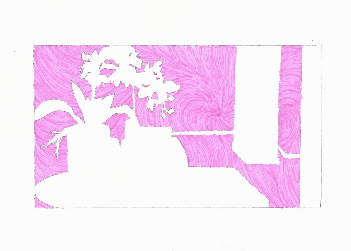 'Flower Void' Poster, picture, metal print, paint by Bianca Bandeira ...