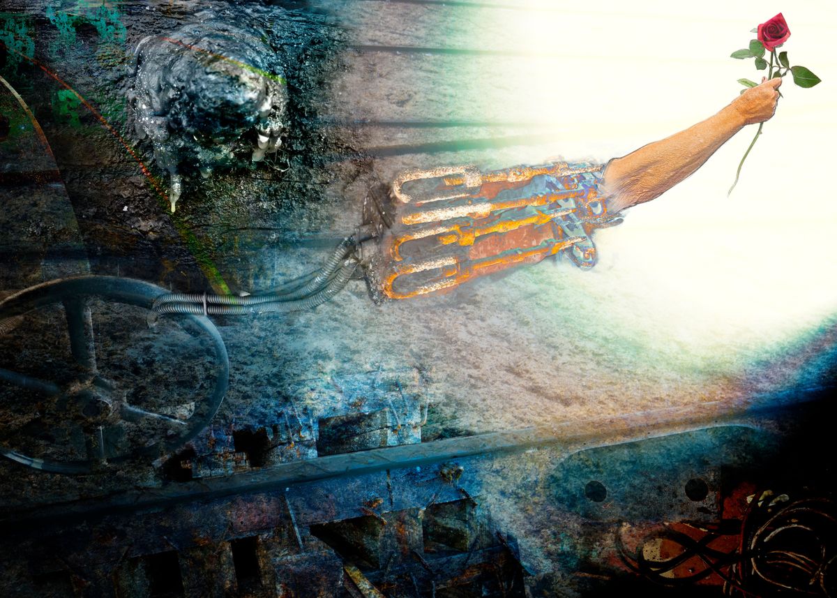 'Soul machines' Poster, picture, metal print, paint by Mario Rosanda ...