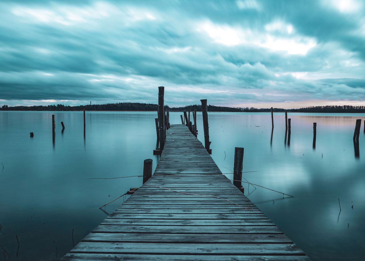 'The Ocean Braviken' Poster by Joakim Lind | Displate