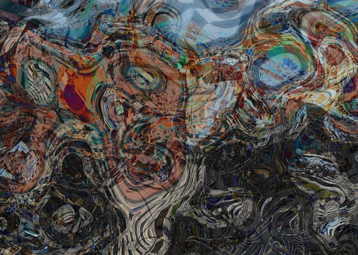 'Abstract City' Poster by Adelina Campean | Displate