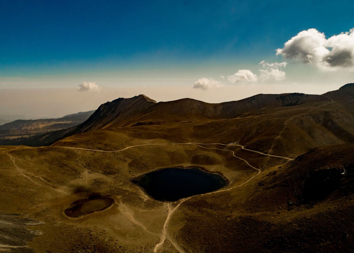 'Laguna del Sol' Poster, picture, metal print, paint by Oscar Lopez ...