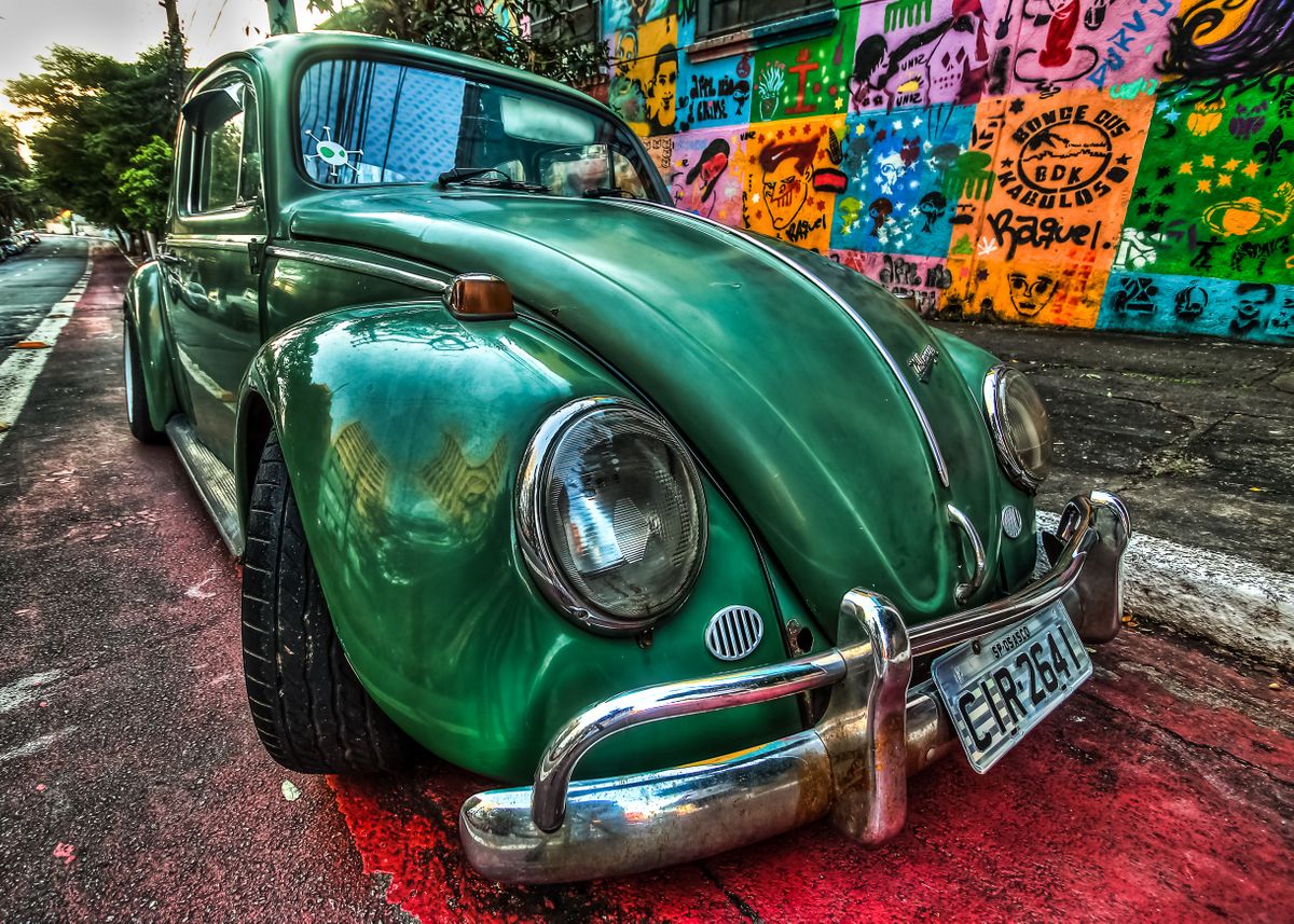 'Fusca III' Poster, picture, metal print, paint by Marcelo Miguel ...