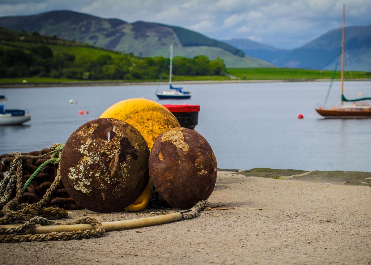 'Scottish Harbour ' Poster, picture, metal print, paint by Alistair ...