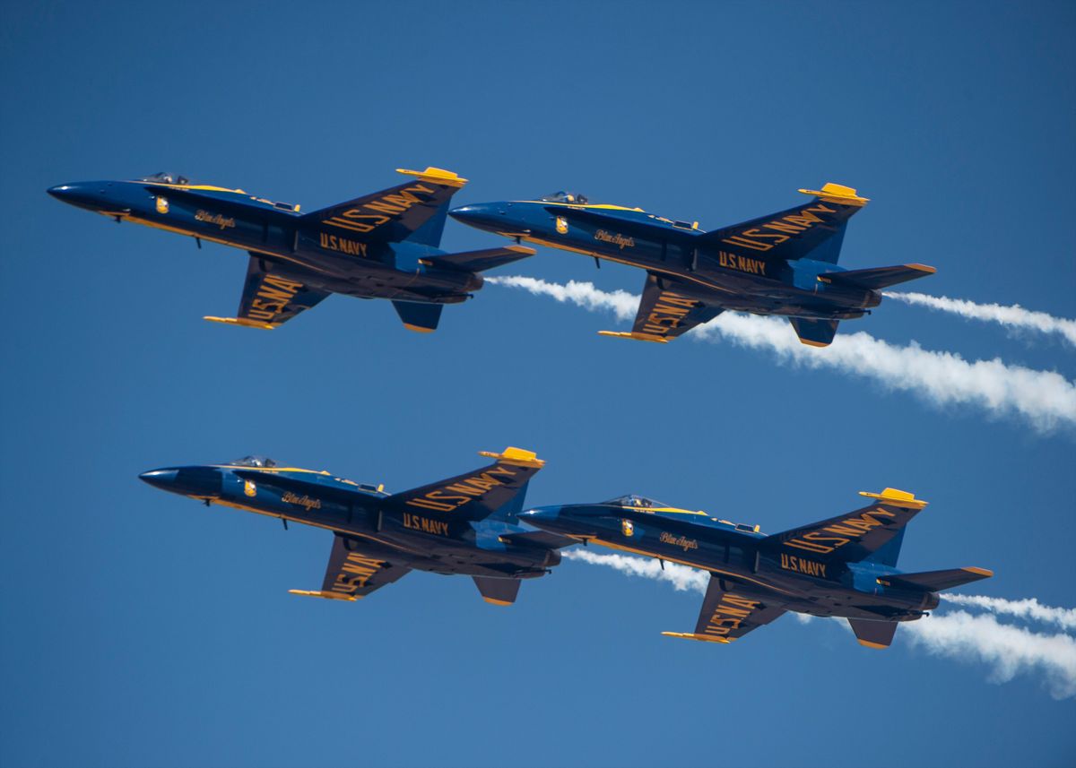 'Blue Angels' Poster, picture, metal print, paint by Conceptual ...