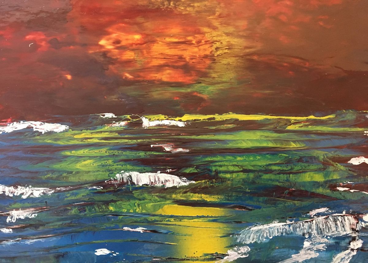 'Causeway' Poster, picture, metal print, paint by Graham Denny | Displate