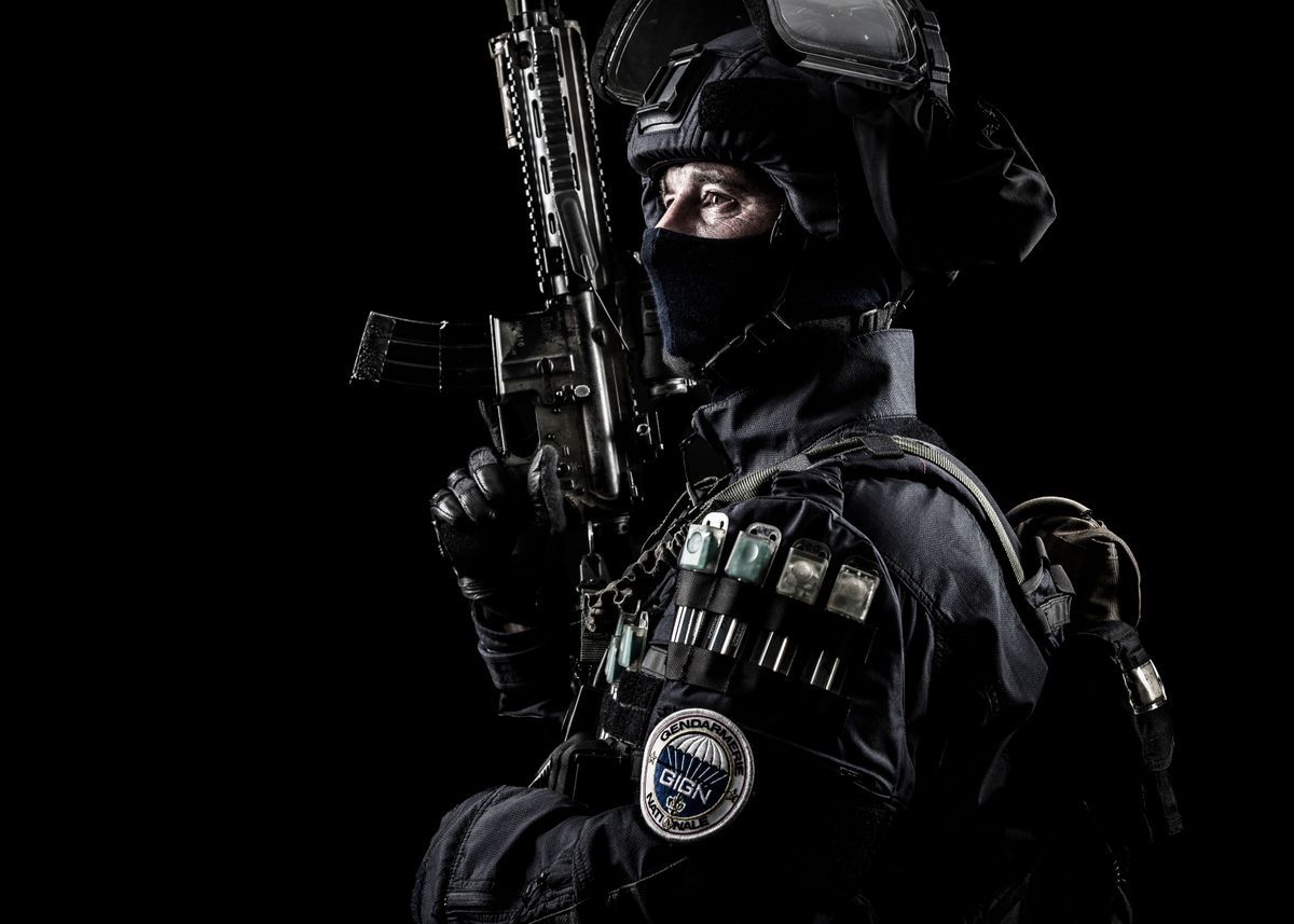 'GIGN 3' Poster, picture, metal print, paint by MR 73 Photography ...
