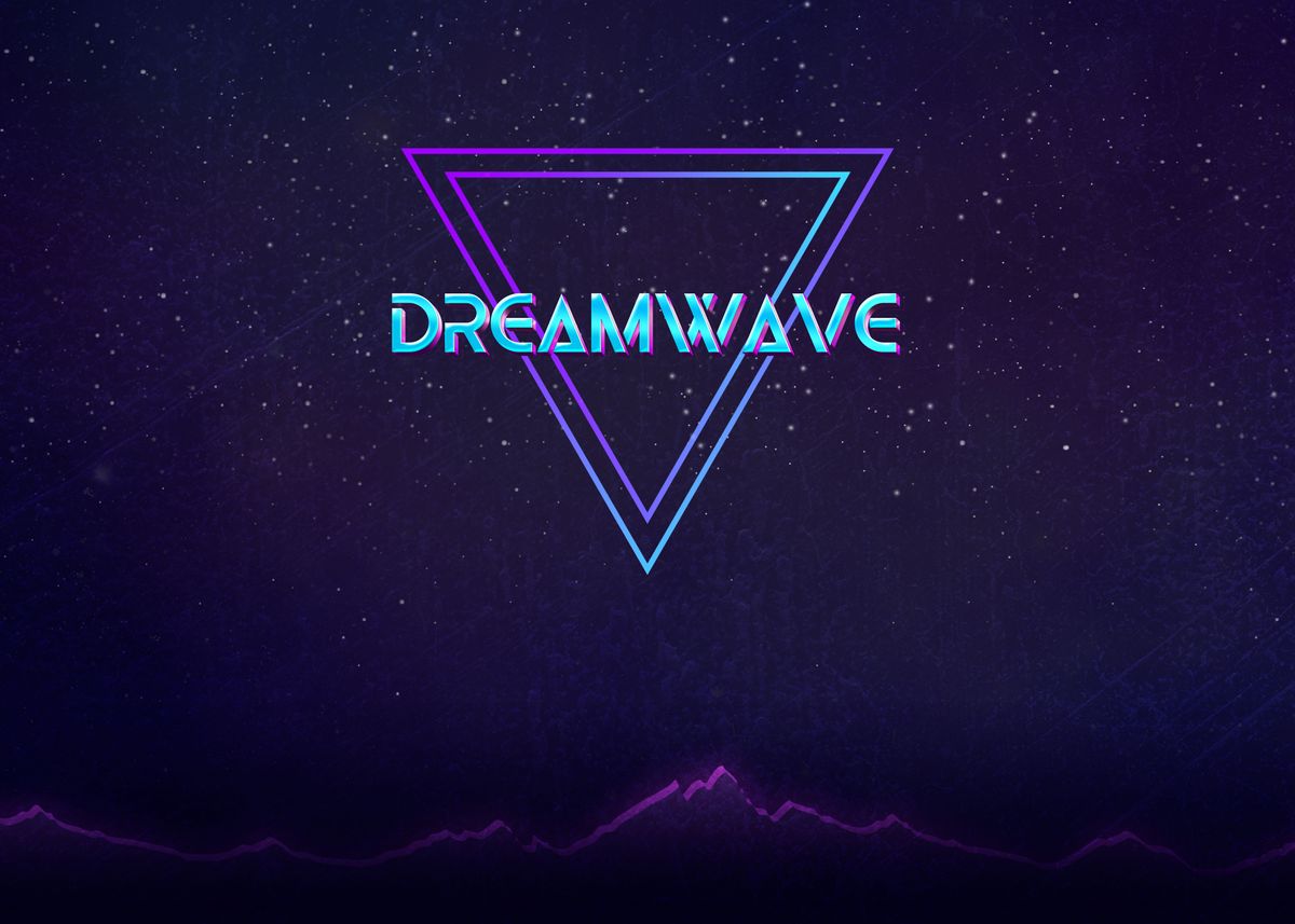 'Dreamwave Aesthetic' Poster, picture, metal print, paint by Visualz ...