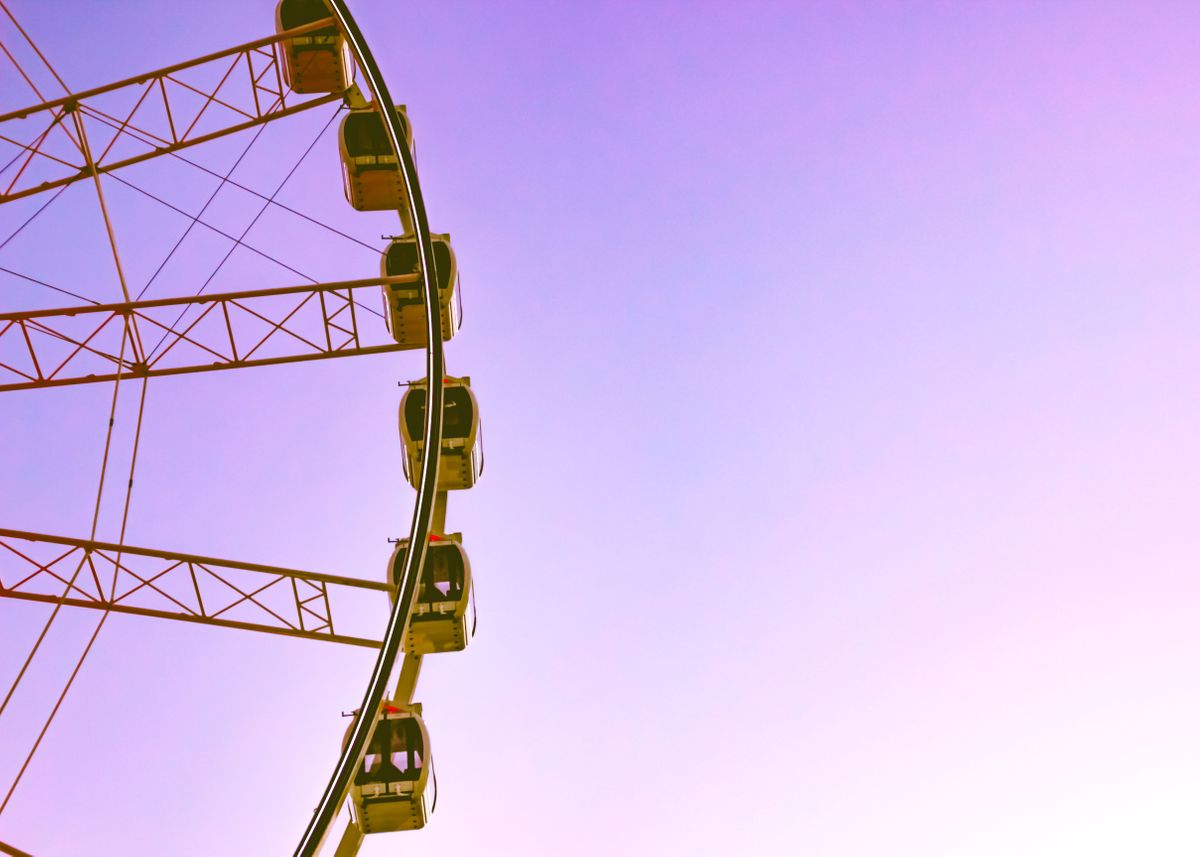 'up high in the sky' Poster, picture, metal print, paint by Ingrid Nagy ...