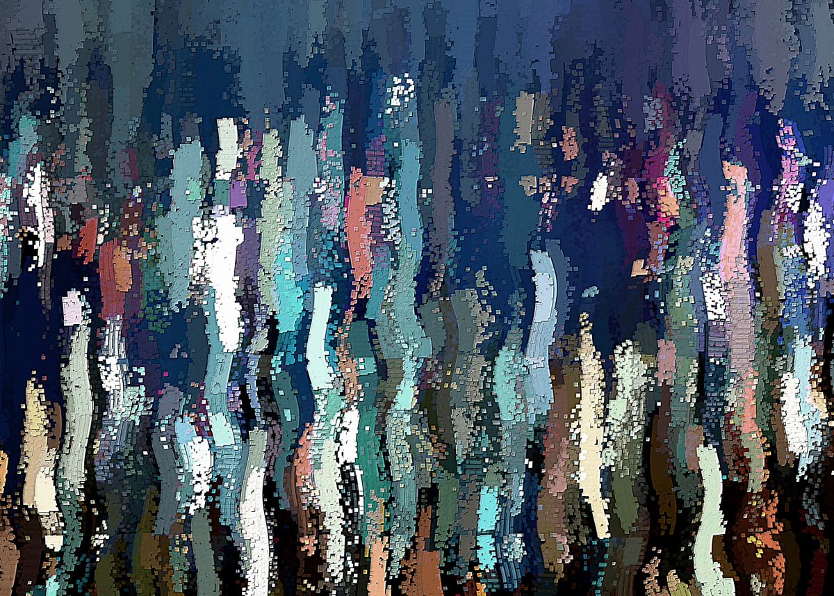 'Effervescence' Poster, picture, metal print, paint by David Lee ...