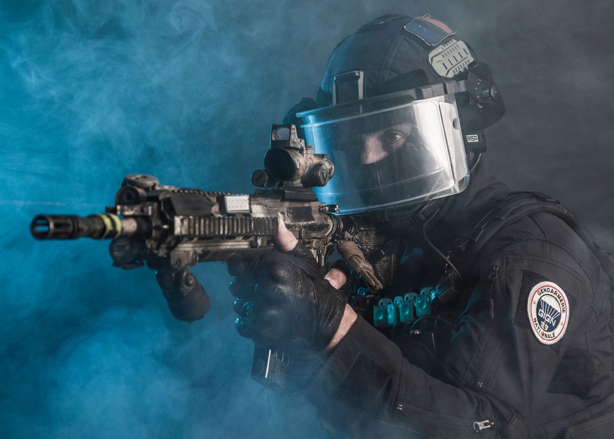 'GIGN 6' Poster, picture, metal print, paint by MR 73 Photography ...