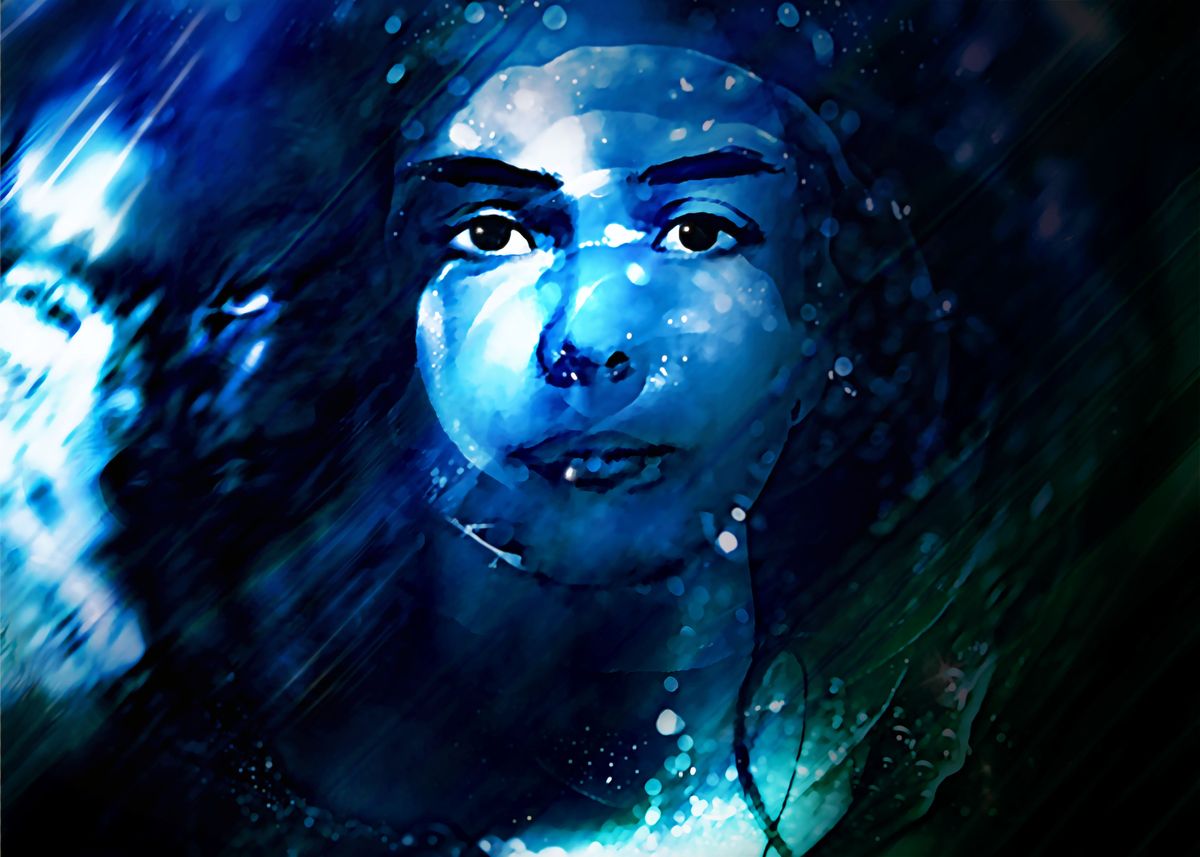 'Deep Blue' Poster by Levan Katsadze | Displate