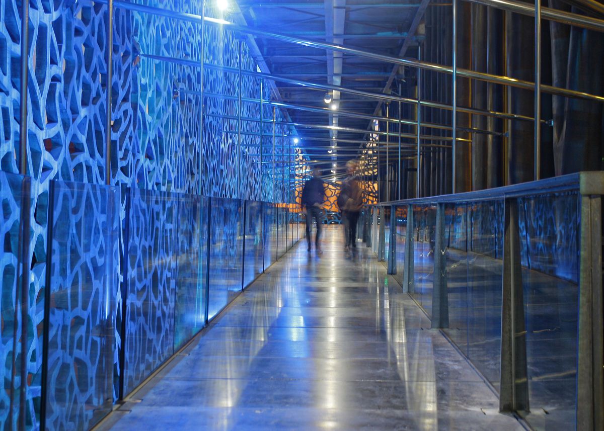 'Mucem by night' Poster, picture, metal print, paint by Maximilien ...