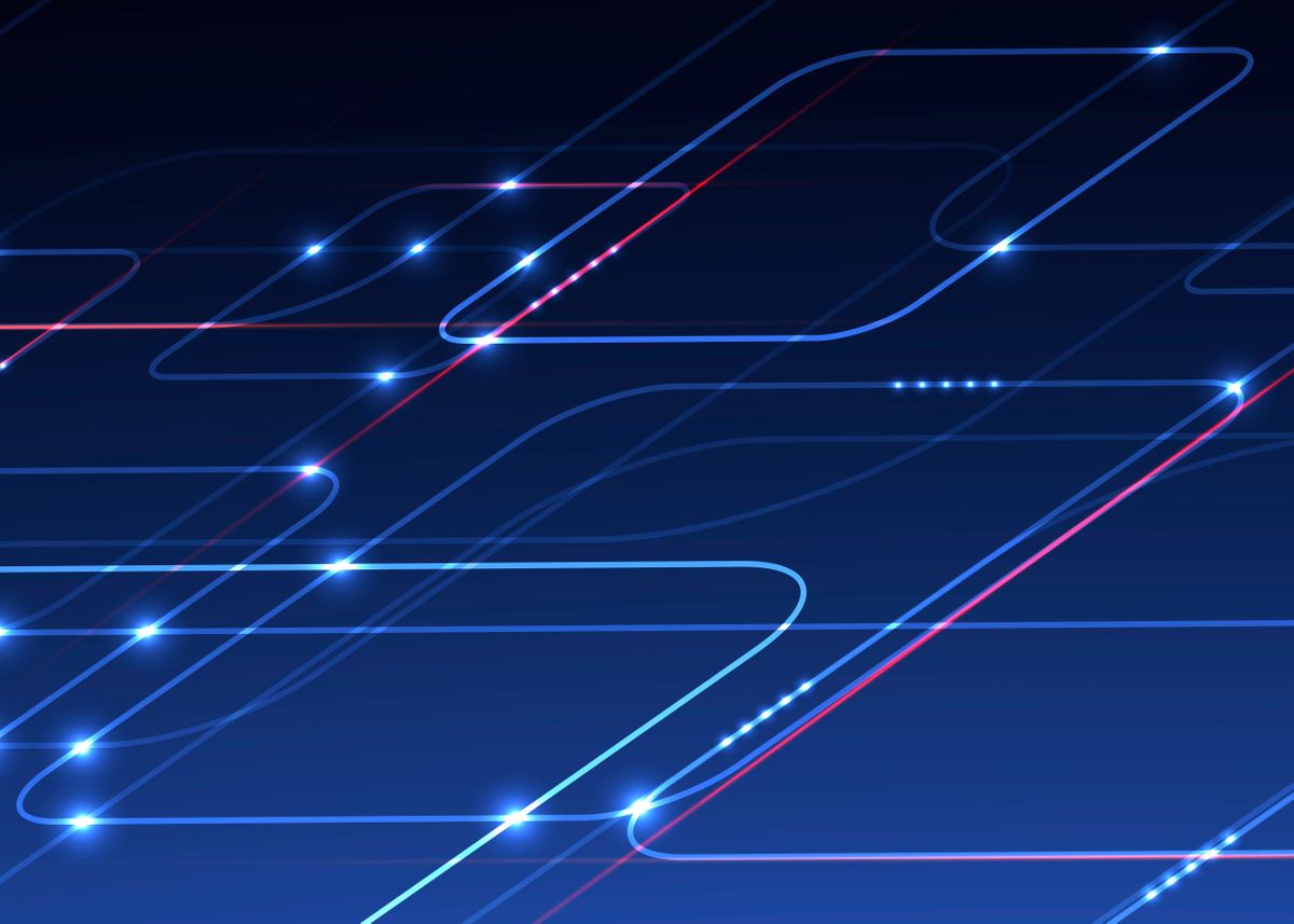 'Abstract tech background ' Poster, picture, metal print, paint by Vs ...