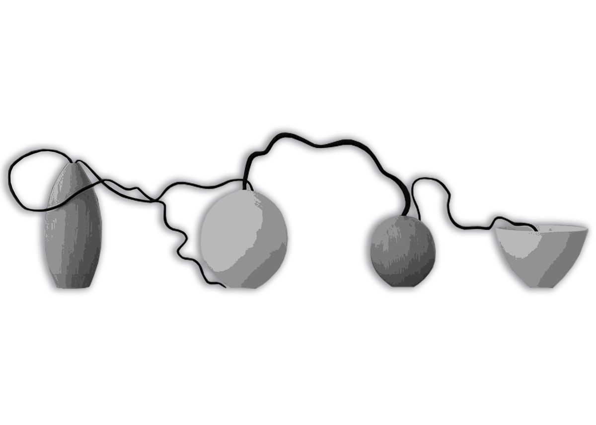 'Four design vases' Poster by Archist Design | Displate