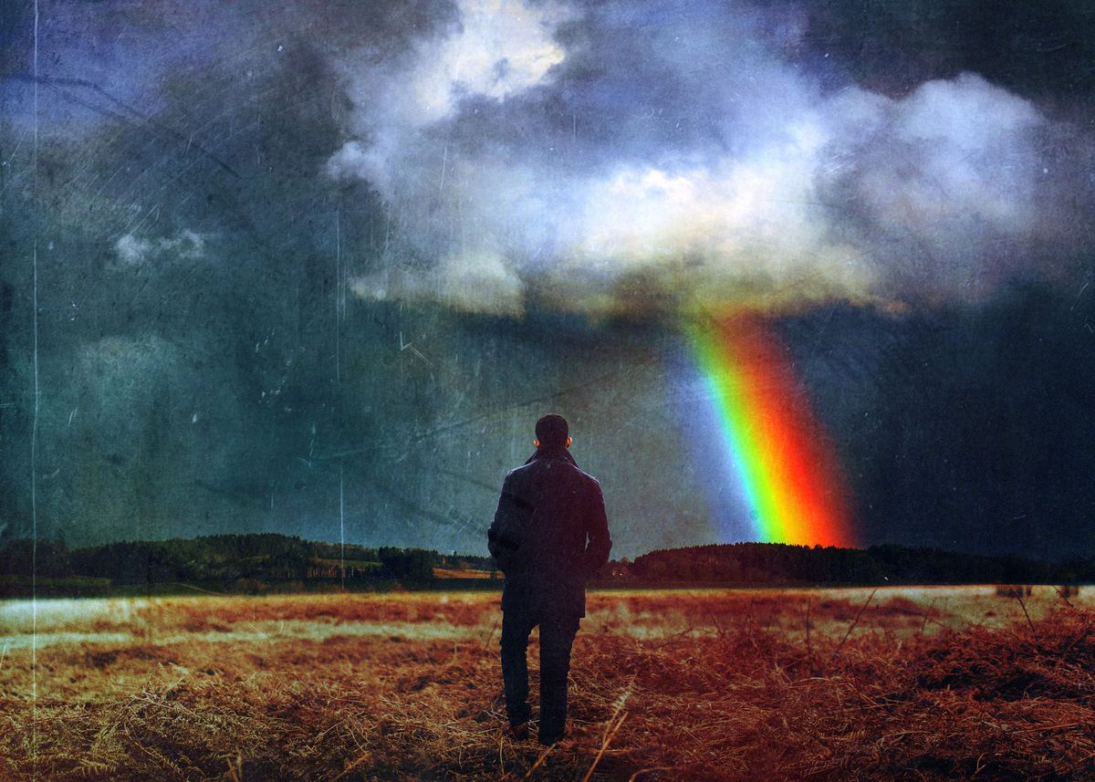 'The Pursue' Poster, picture, metal print, paint by seam less | Displate