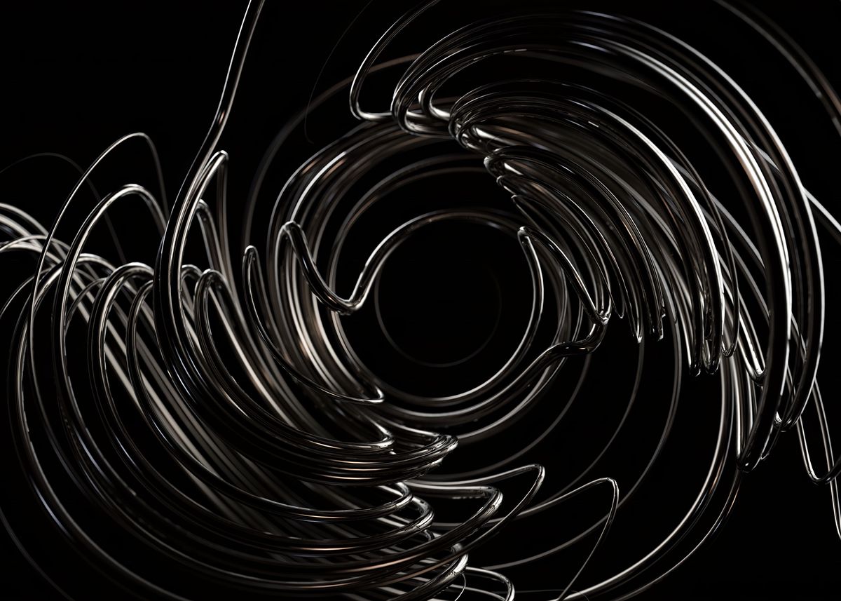 'Strange attractor' Poster, picture, metal print, paint by Aivaras ...