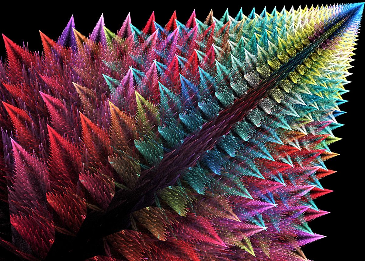 'Rays of Colors' Poster, picture, metal print, paint by Matthew Davis ...