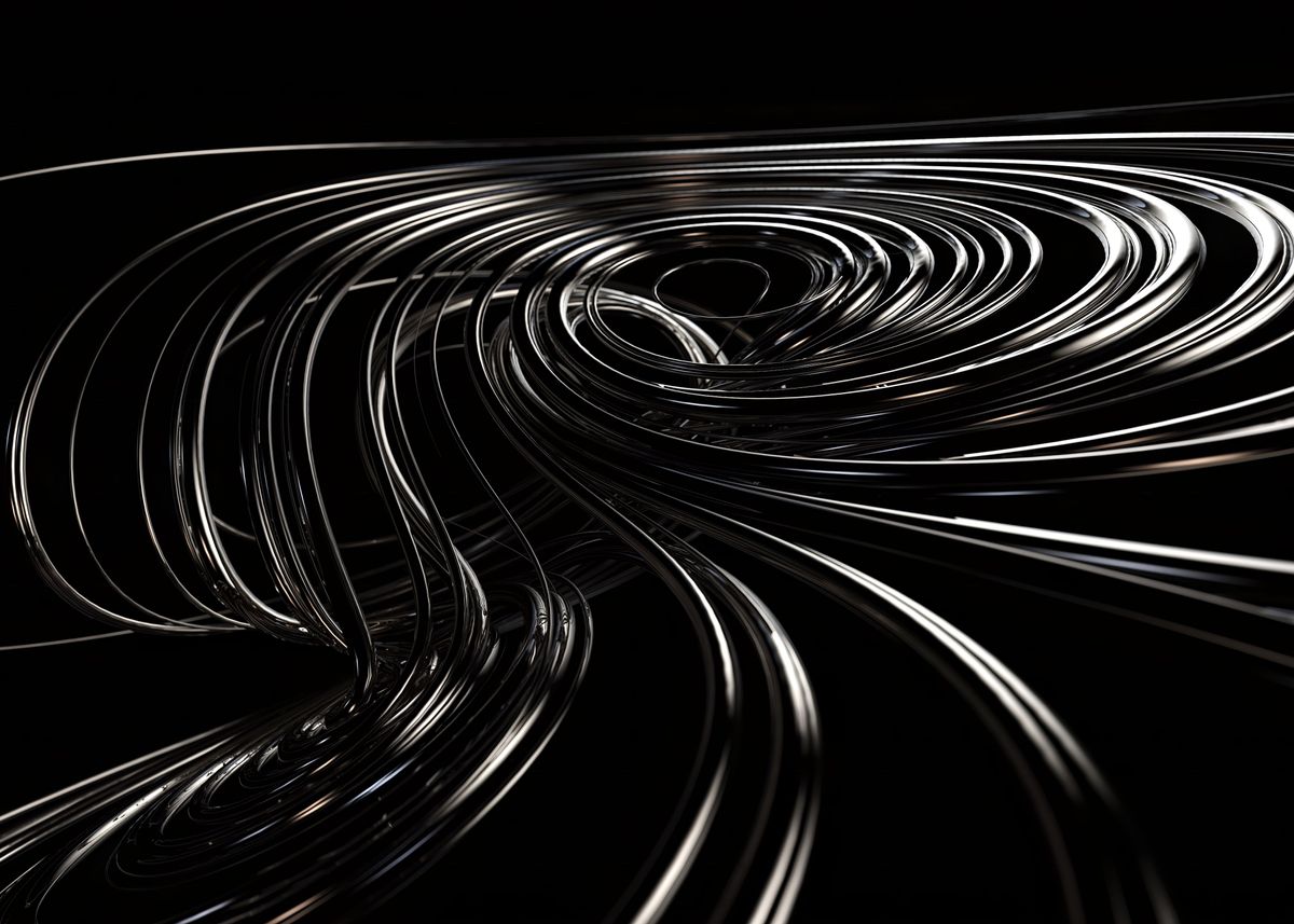 'Strange attractor' Poster by Aivaras Grauzinis | Displate