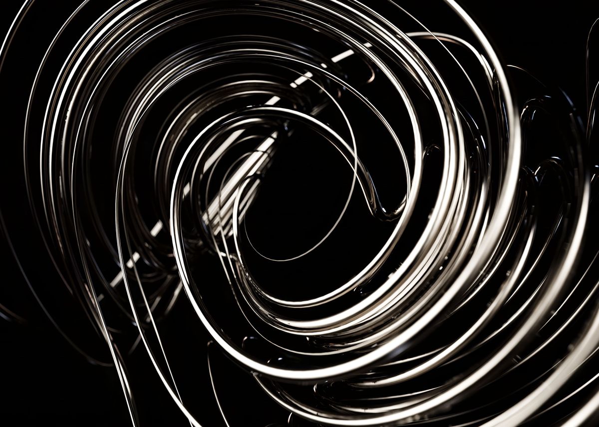 'Strange attractor' Poster, picture, metal print, paint by Aivaras ...