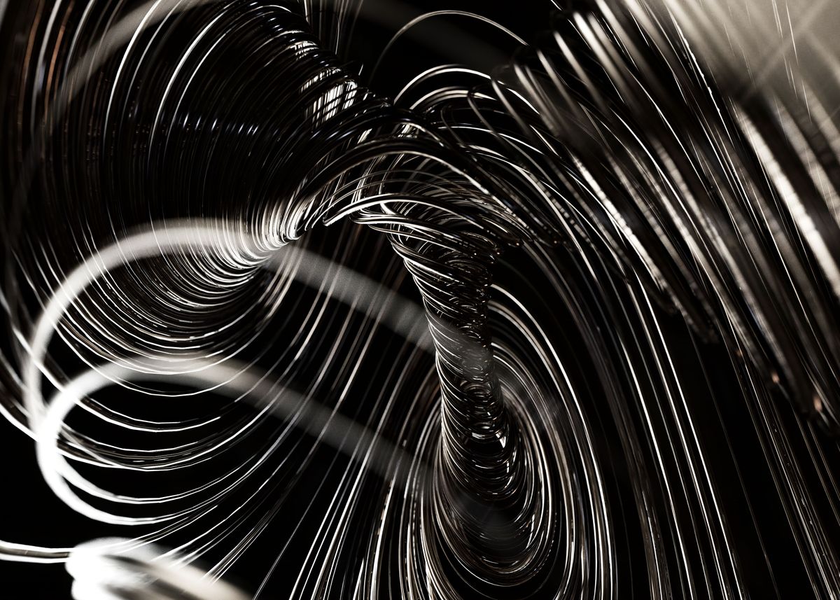 'Strange attractor' Poster, picture, metal print, paint by Aivaras ...