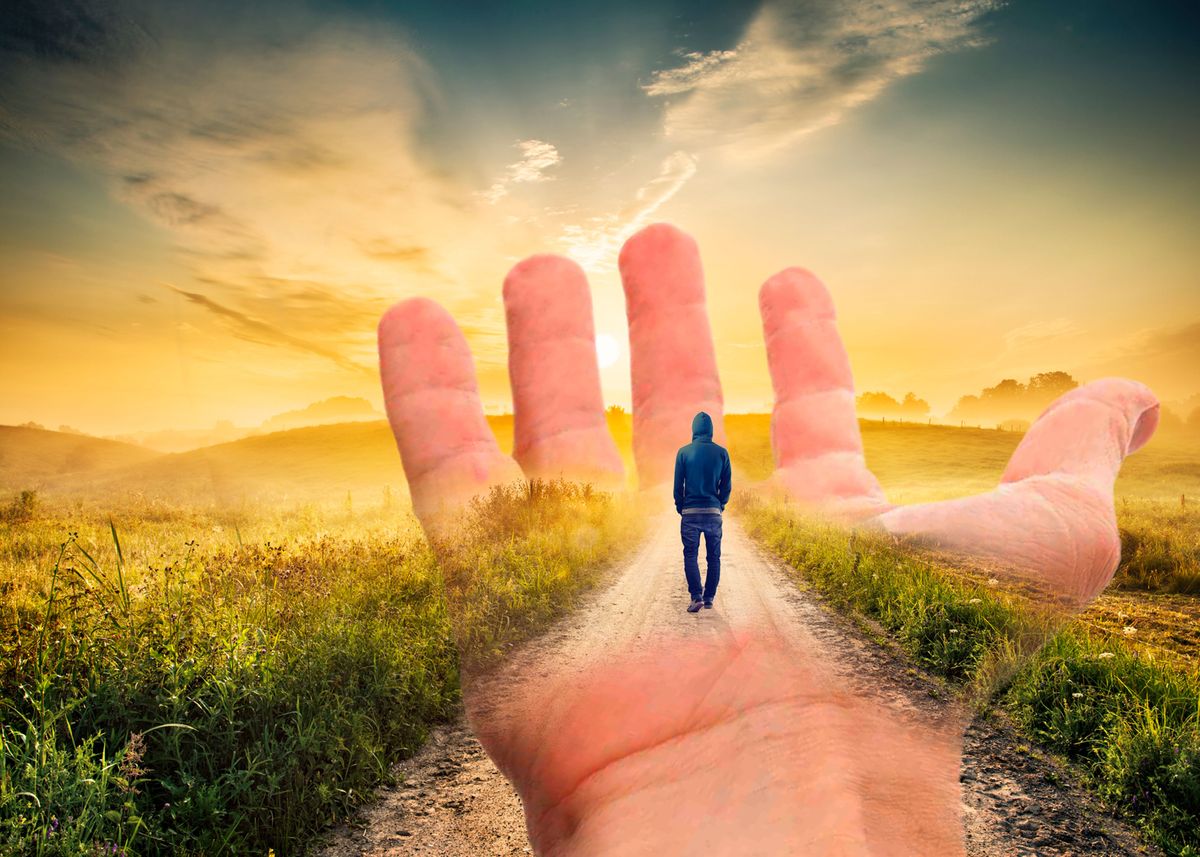 'The Lords Hand' Poster, picture, metal print, paint by Aaron Puett ...