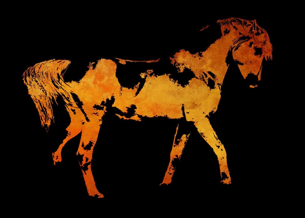 'The Strut' Poster, picture, metal print, paint by Donna Dean | Displate