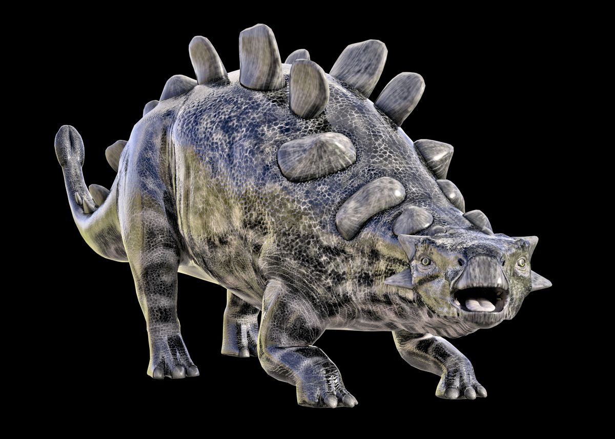 'Crichtonsaurus Dinosaur' Poster, picture, metal print, paint by Bill ...