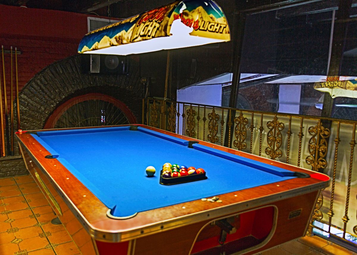 'Pool Table' Poster, picture, metal print, paint by Francisco Colon ...