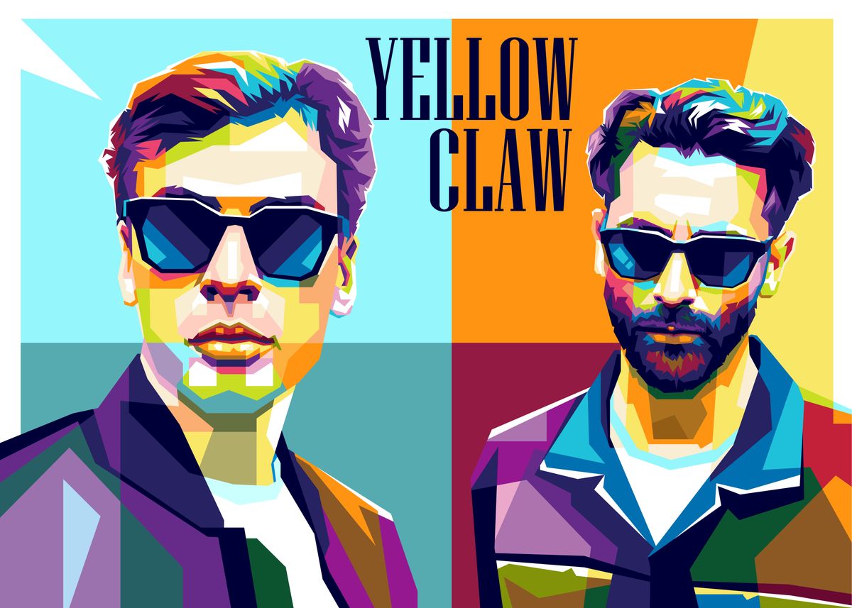 'Yellow Claw' Poster by wpap me | Displate