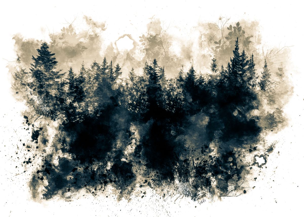 'Dark Forest' Poster by Brian Scutt | Displate