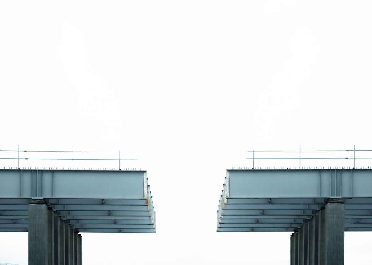 'Unfinished bridge' Poster by Paul | Displate