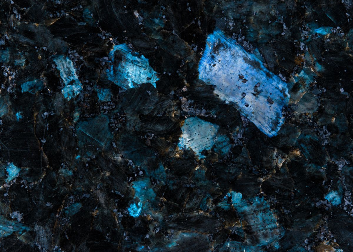 'Labradorite' Poster, picture, metal print, paint by Pawel Kaim | Displate