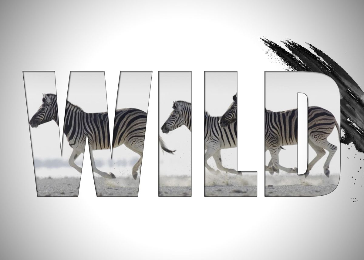 'Wild Animals Dynamic' Poster, picture, metal print, paint by Escape ...